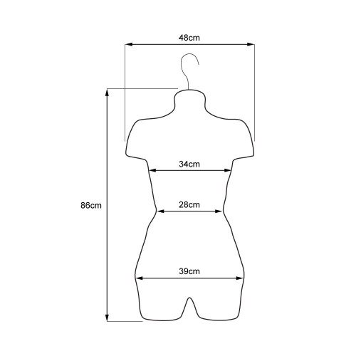 Male Hanging Body Form Full Torso Heavy Duty - - Body Forms